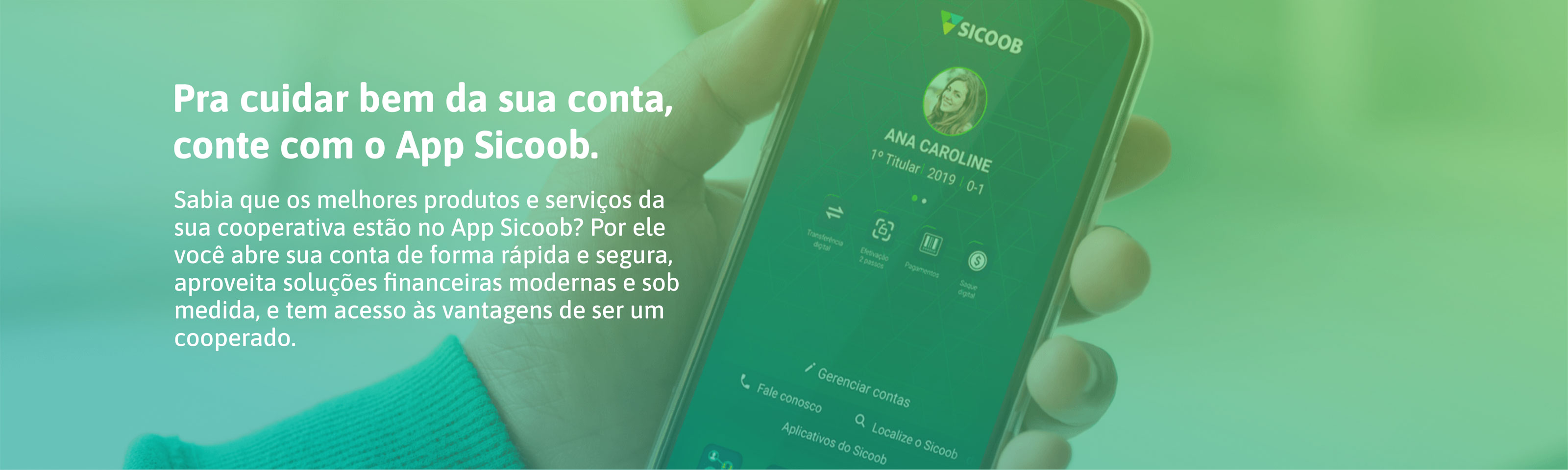 Conta Digital - Sicoob União Central - Sicoob